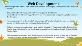 Introduction to Web Technology by Mahesh Sharma | PPTX