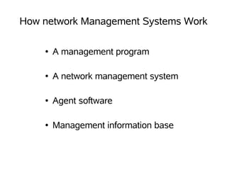 How Network Management Systems Work | PPT
