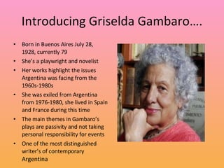 Gambaro & Yes Men | PPT