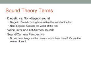 Intro to Film: Sound and Music | PPT