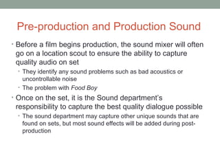 Intro to Film: Sound and Music | PPT