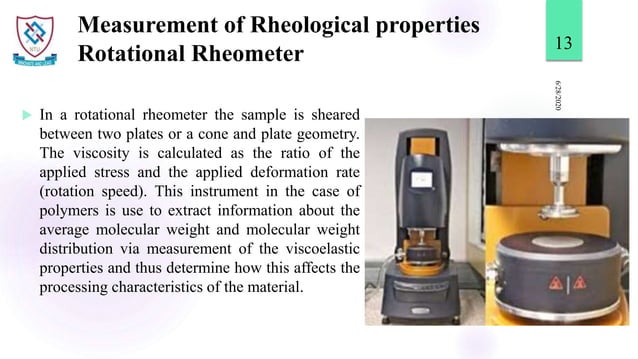 Polymer Rheology(Properties study of polymer) | PPTX