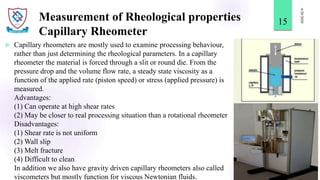 Polymer Rheology(Properties study of polymer) | PPTX