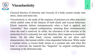 Polymer Rheology(Properties study of polymer) | PPTX