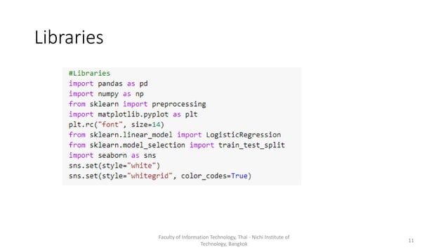 Week 10: Programming for Data Analysis | PPT