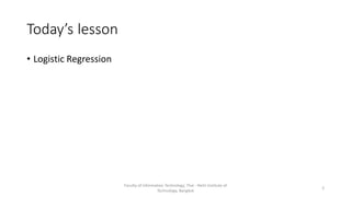 Week 10: Programming for Data Analysis | PPT