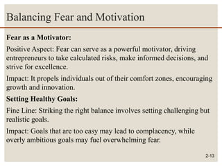 Fear of failure and success in entrepreneurial context | PPT