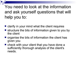 Week10 Analysing Client Requirements | PPT