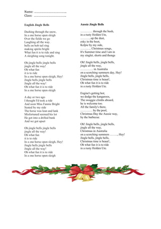 Week 10 christmas a | PDF