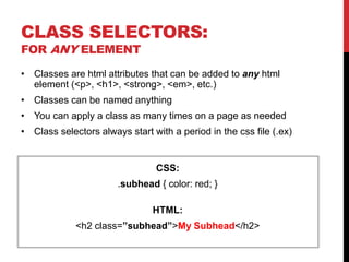 Week11 Lecture: CSS | PPTX