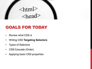 Week11 Lecture: CSS | PPTX