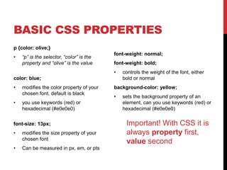 Week11 Lecture: CSS | PPTX