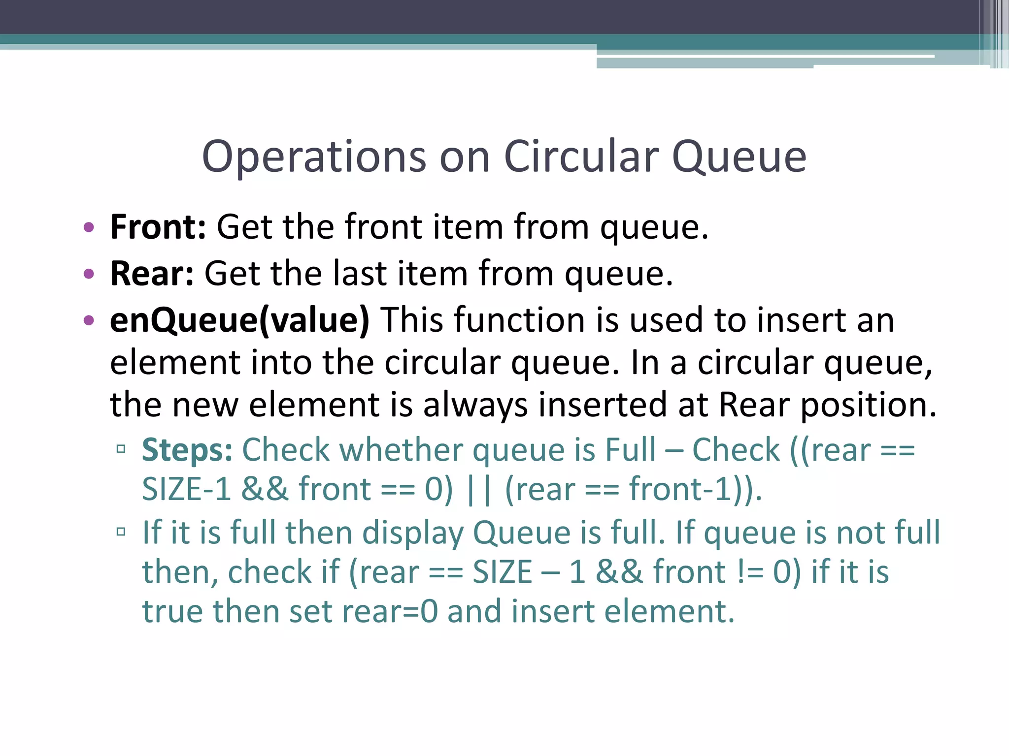 Queue Data Structure | PPTX