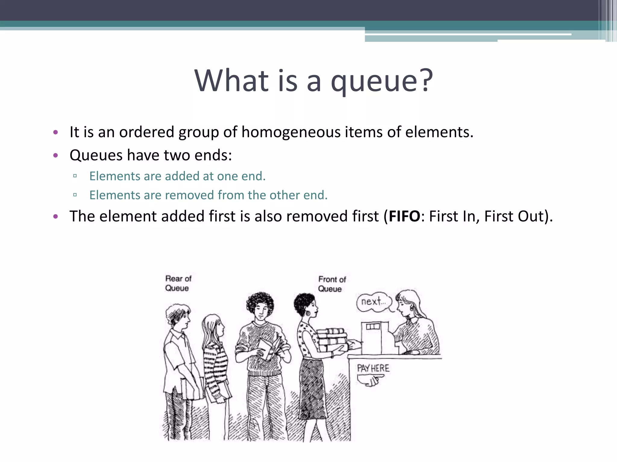 Queue Data Structure | PPTX