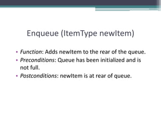 Queue Data Structure | PPTX