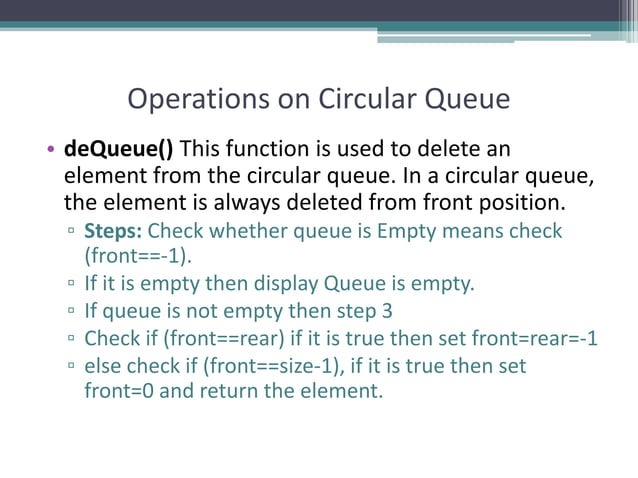 Queue Data Structure | PPTX