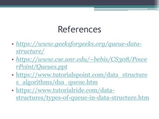 Queue Data Structure | PPTX