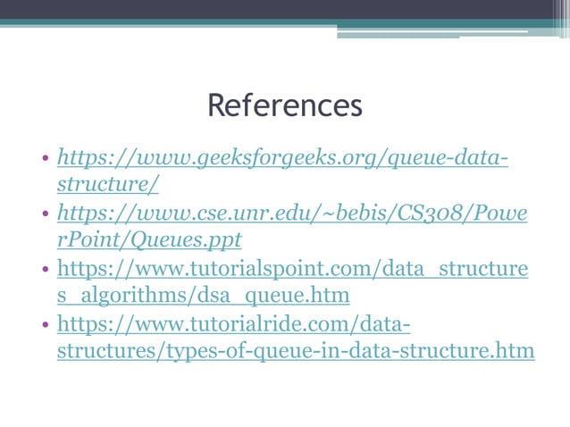 Queue Data Structure | PPTX