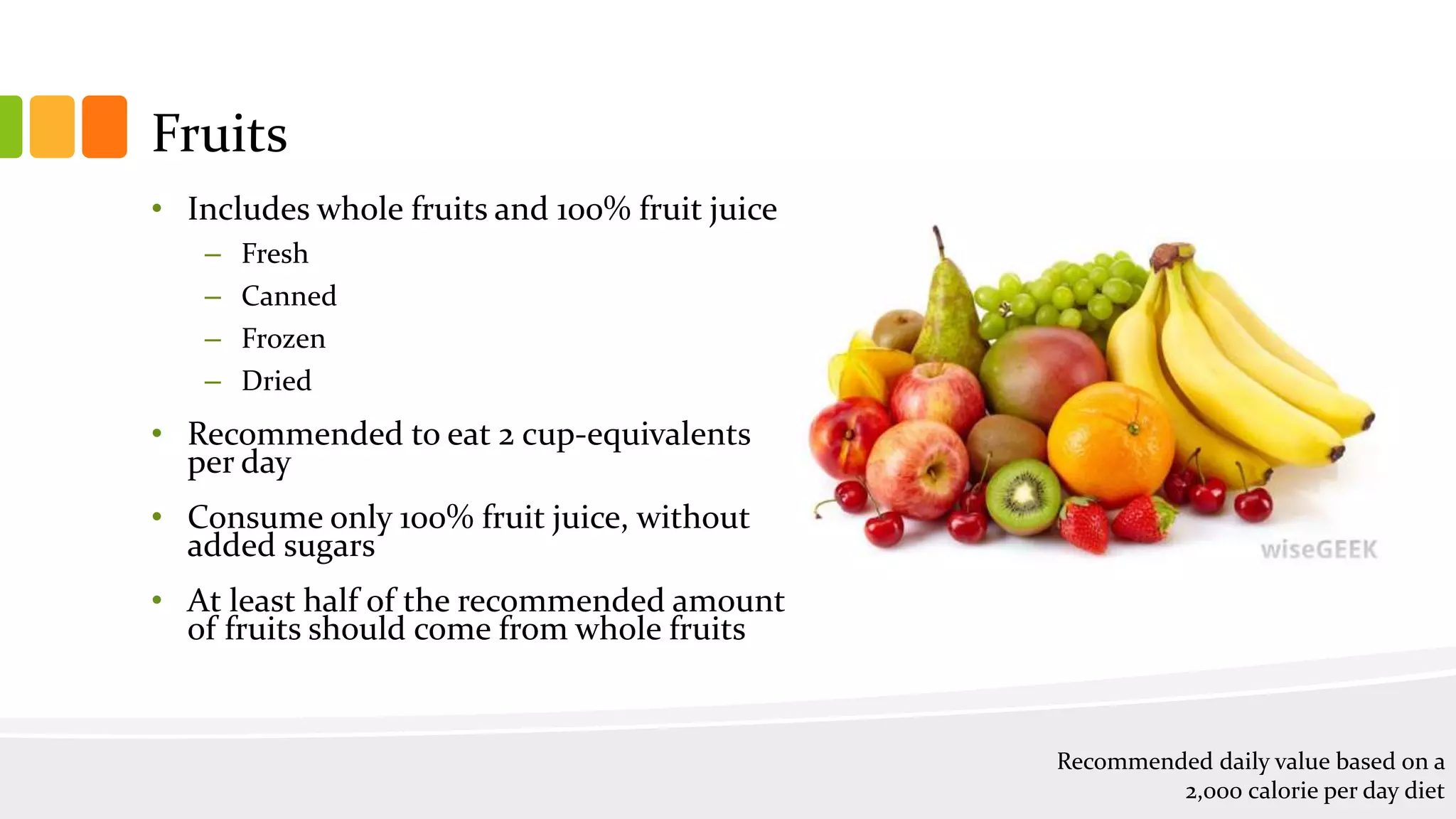 Dietary Guidelines Presentation | PPTX