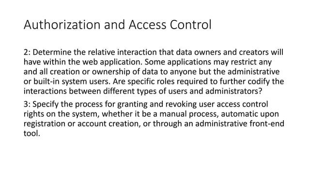 Information Securityauthentication Application Authentication And Access Control And Acls Ppt