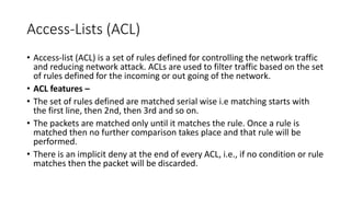 information security(authentication application, Authentication and Access Control and ACLs ) | PPT
