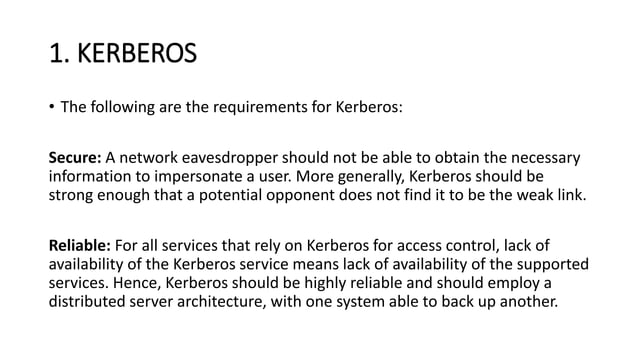 Information Securityauthentication Application Authentication And