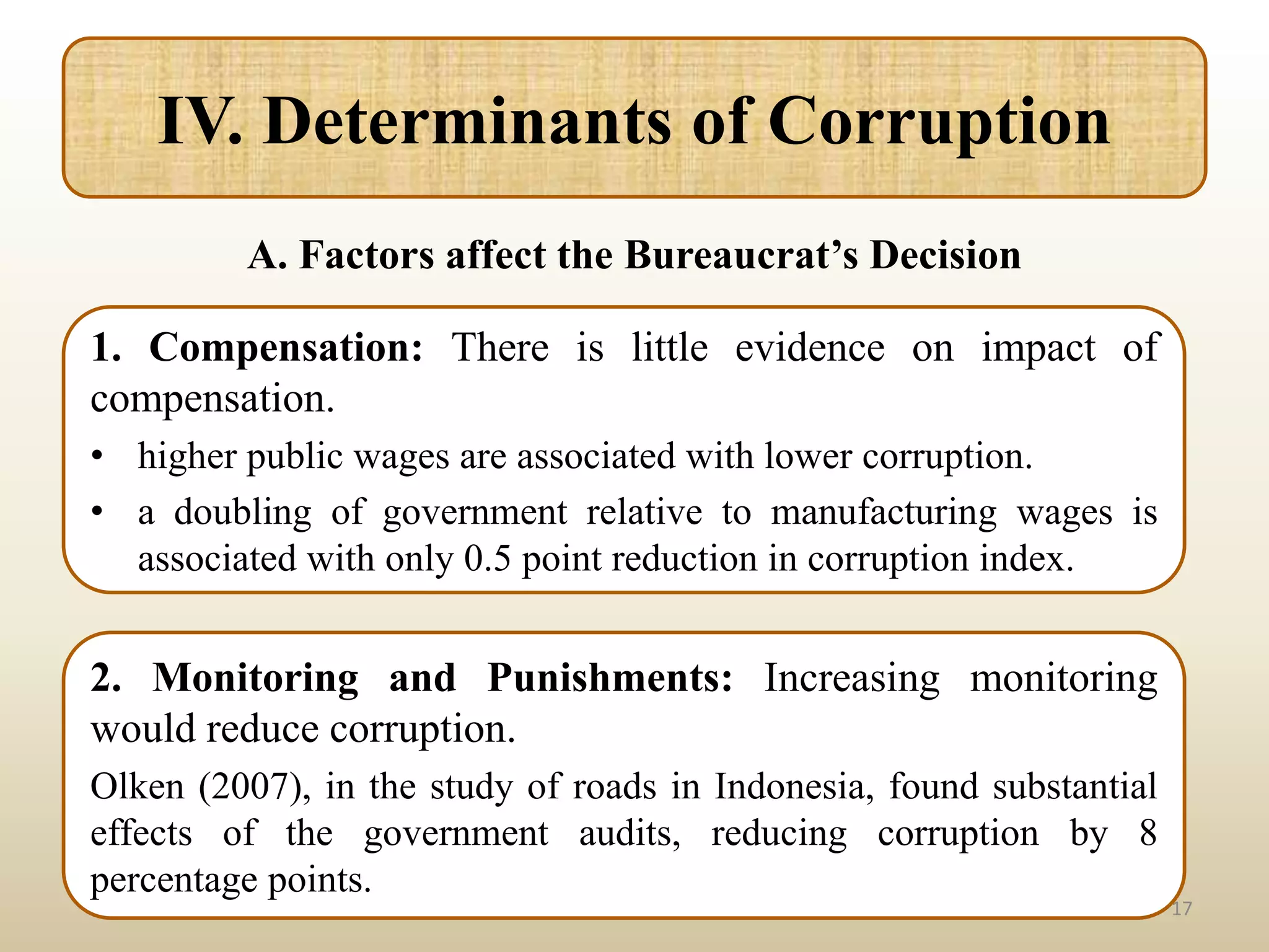 Corruption in developing countries | PPT
