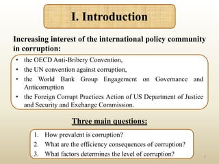 Corruption in developing countries | PPT