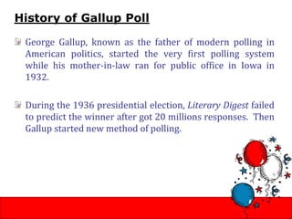 Week 10, gallup poll & public opinion | PPT