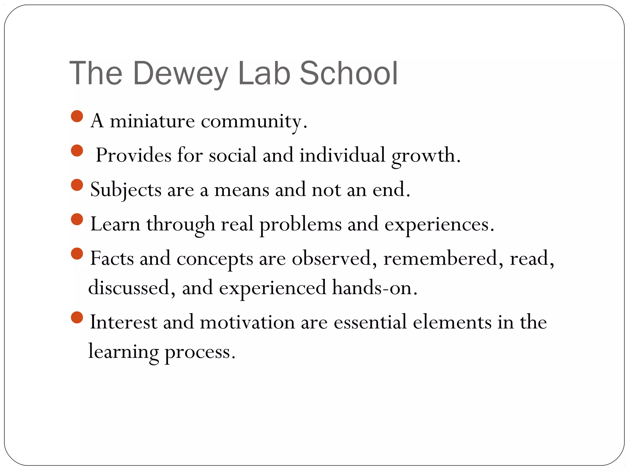 The Child-Centered Classroom | PPT