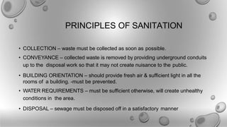 Week 10 lecture 09 sanitation | PPTX