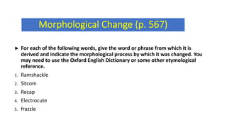 Week 10 lin321 types of language change | PPT