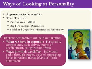 PSY101 Week 10 personalities | PPT