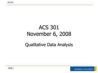 Qualitative Data Analysis | PPTX