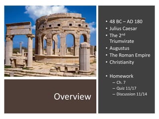 Week 10 (The Roman Empire) | PPT