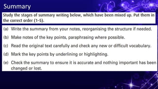 Week 10 Summary Writing.pptx
