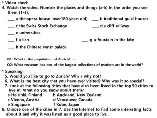 week 10 unit 6-2 (about street life) in english lecture | PDF