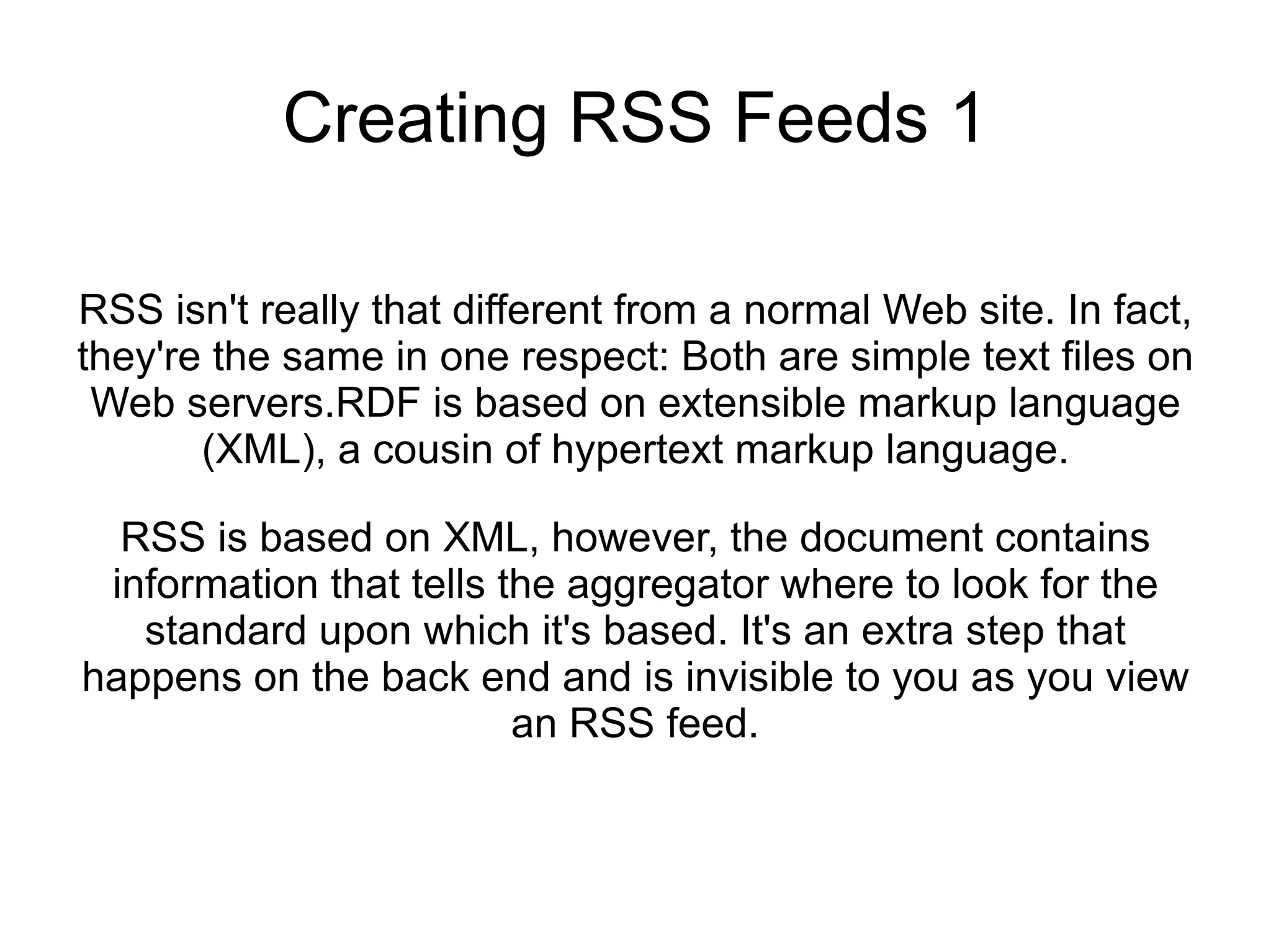 How Rss Works | PDF
