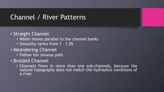 Sediment Transport • The Earthen Canal Section • Lined Canals & Its ...