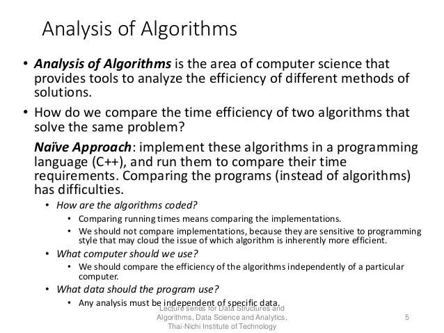 Data Structures and Algorithm - Week 11 - Algorithm Analysis