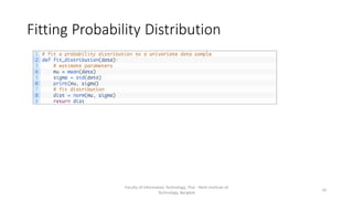 Week 11: Programming for Data Analysis | PPT