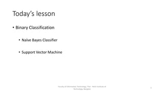 Week 11: Programming for Data Analysis | PPT