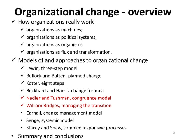 Strategic Delivery of Change Management | PPT