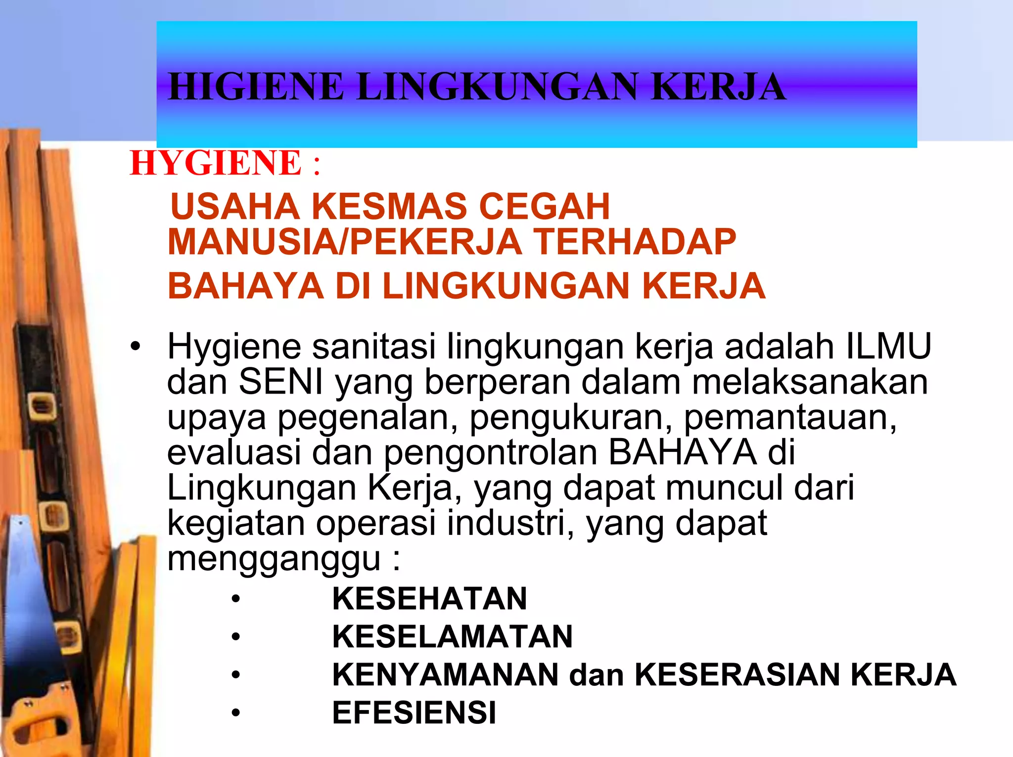 Week 11 sanitasi industri, perkantoran, dan tempat-tempat umum | PPT
