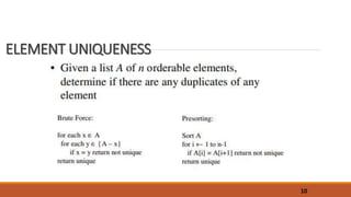 Week 11 - Transform and Conquer Algorithm Design Technique.pptx