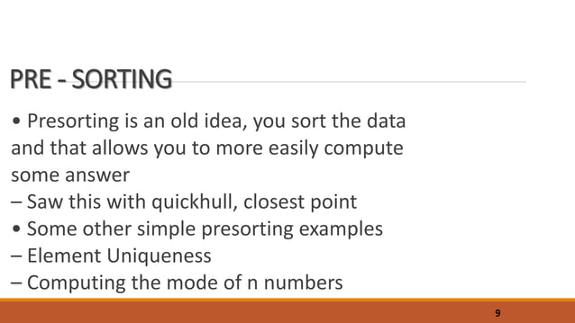Week 11 - Transform and Conquer Algorithm Design Technique.pptx