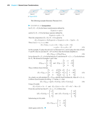 Composition & Inverse of Linear Transformation | PDF