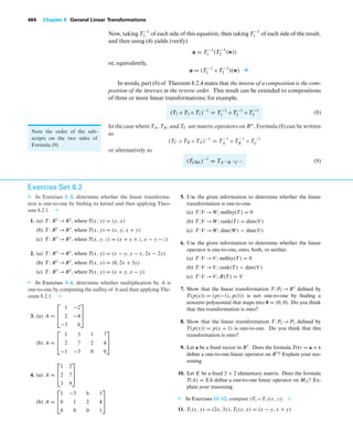 Composition & Inverse of Linear Transformation | PDF