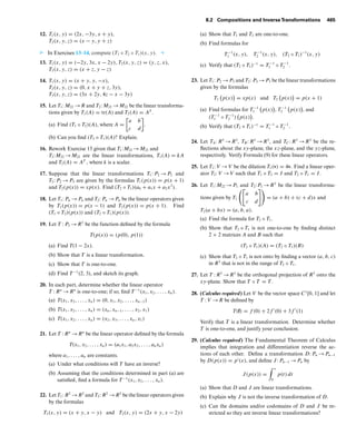 Composition & Inverse of Linear Transformation | PDF