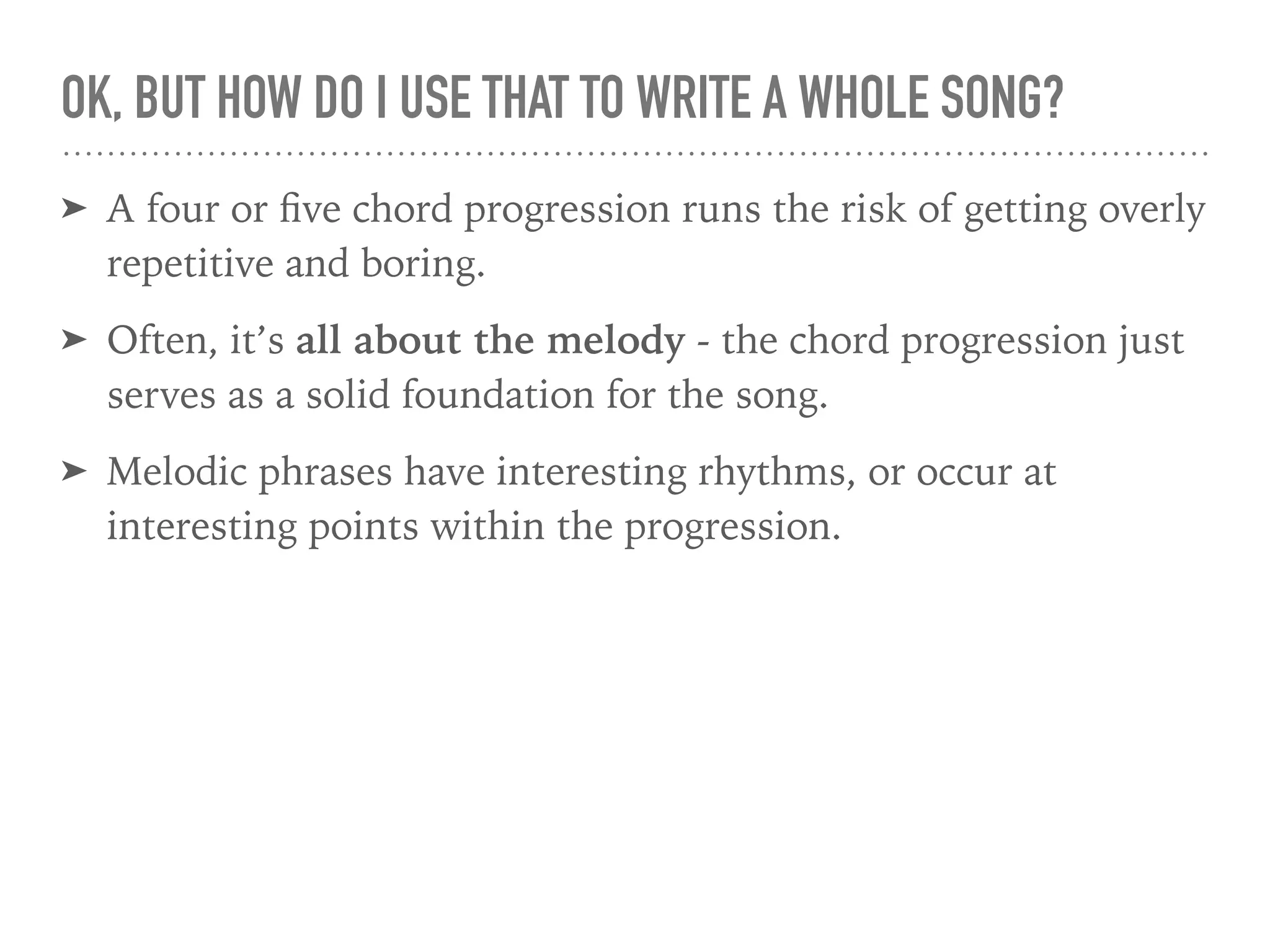 Week 10 - Chord Progression | PDF